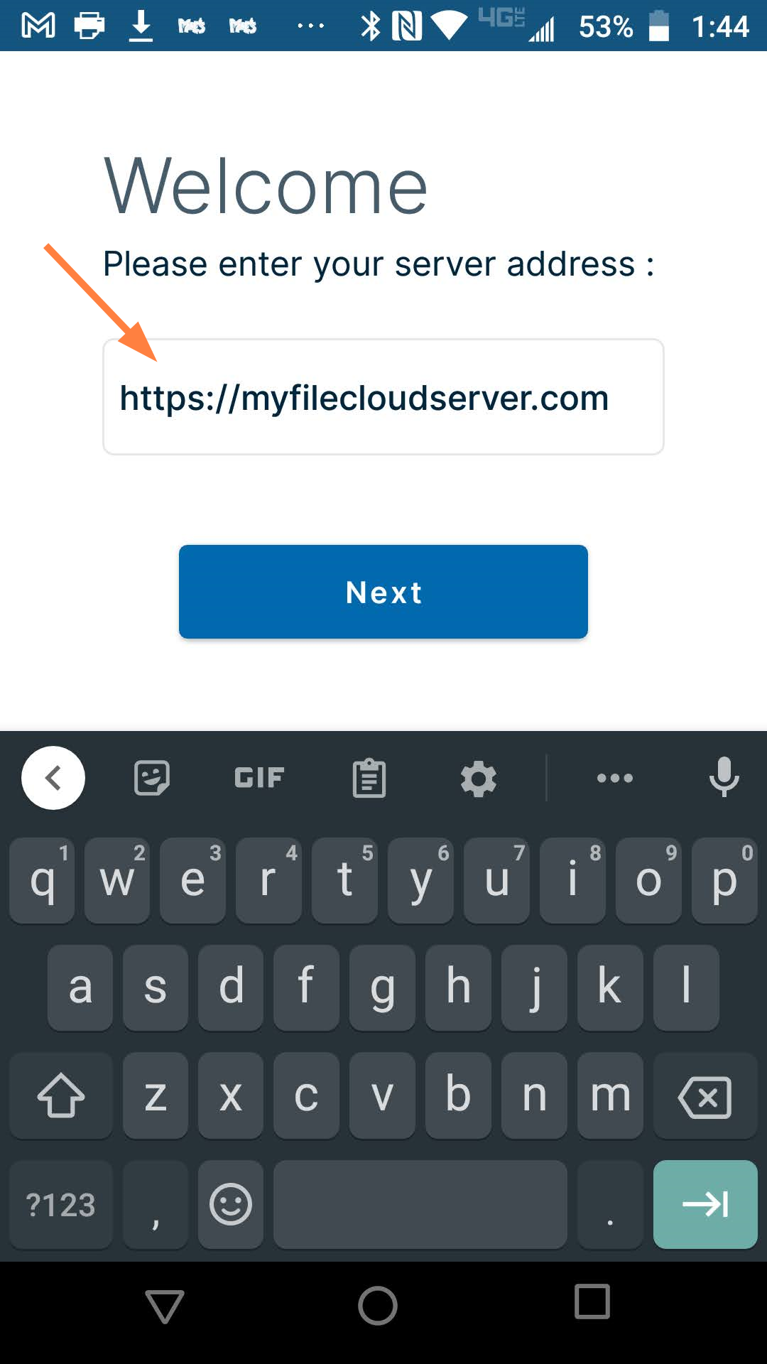 Installing The App On Android Filecloud Docs