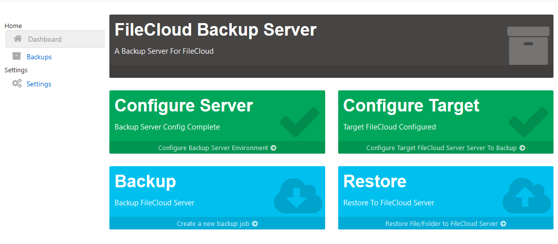 Filecloud Backup Server Configuration Filecloud Docs Server