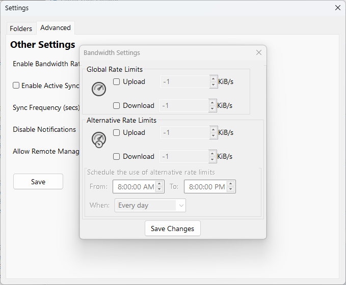 Control ServerSync Bandwidth Use - FileCloud Docs - Server Control ServerSync Bandwidth Use - FileCloud Docs - Server