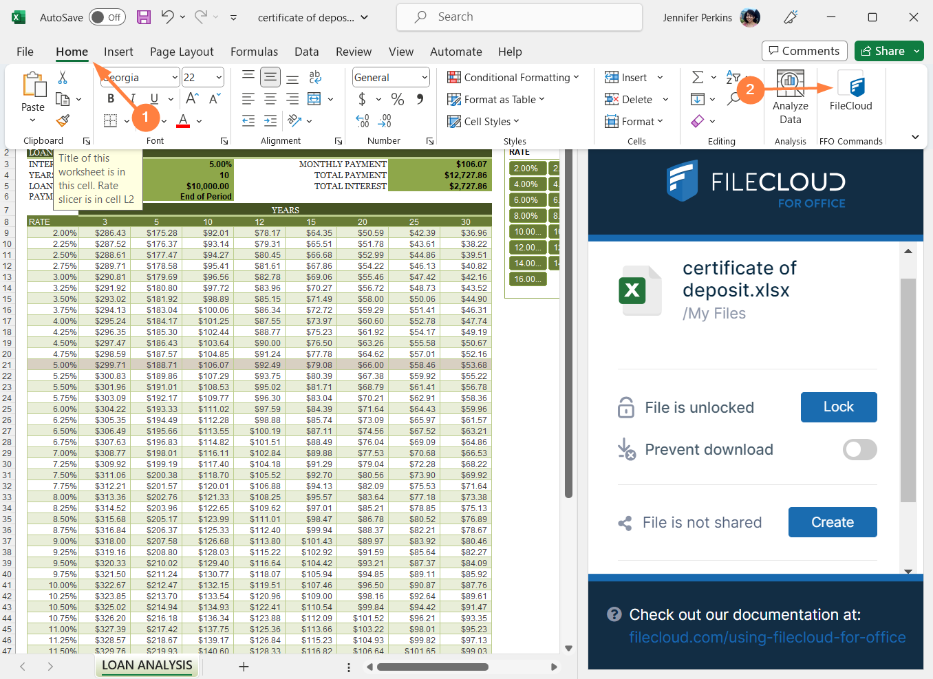 Using Filecloud For Office Filecloud Docs Server
