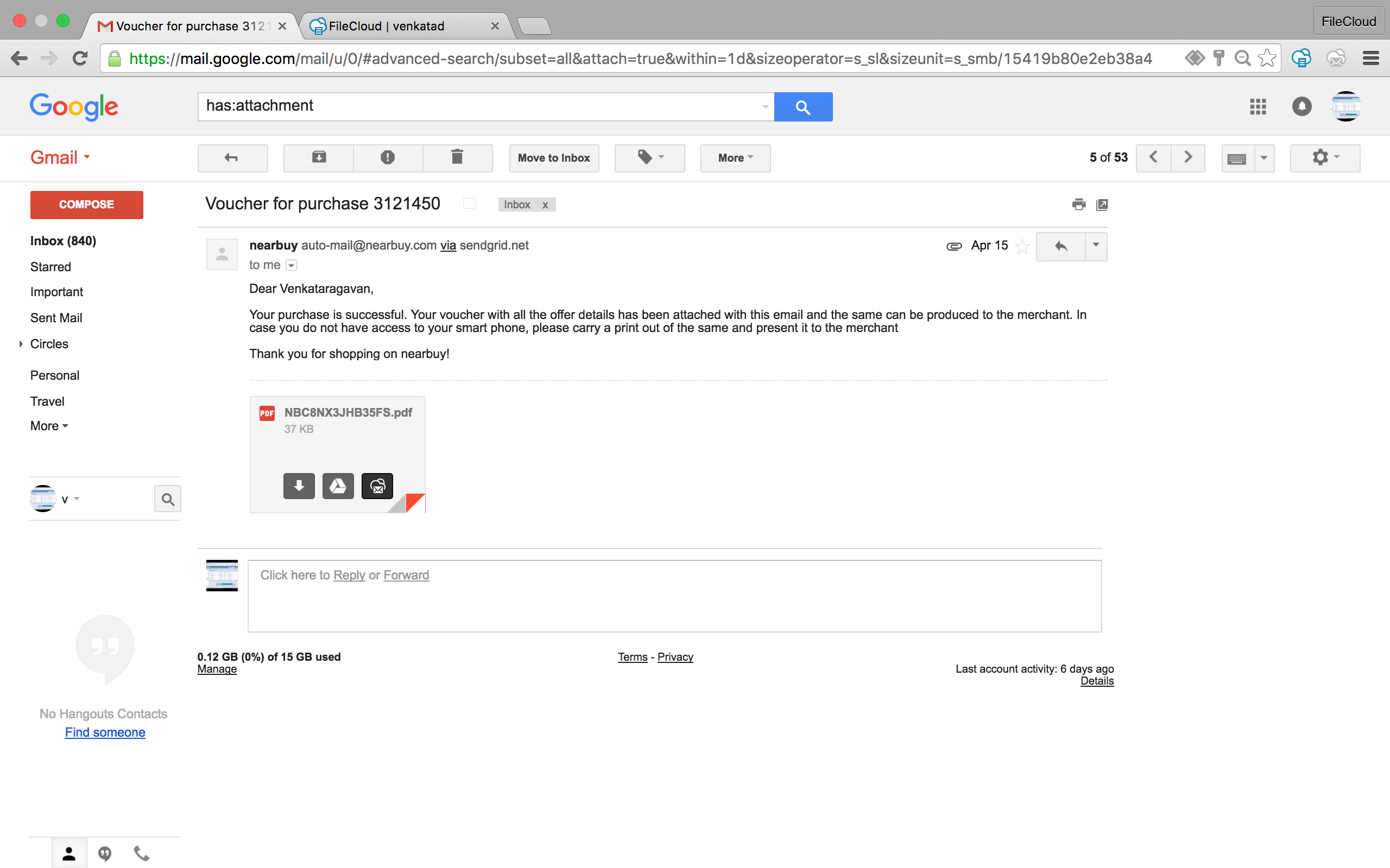 Filecloud For Gmail Browser Extension Filecloud Docs Server