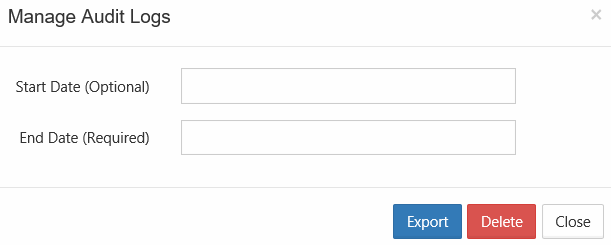 Delete Audit Log Entries Filecloud Docs Server
