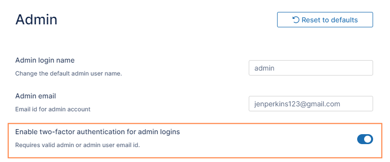 Two Factor Authentication For Admin Portal Filecloud Docs Server